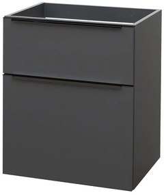 Mereo Mereo, Mailo, koupelnová skříňka 61 cm, bílá, dub, antracit, CN530SB