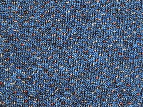 Zátěžový koberec Timzo New Techno 3535 modrý Šíře role: 5 m