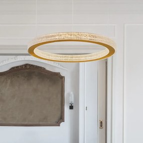 LED lustr Fiore 40 zlaté