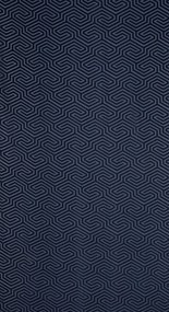 ZÁVĚS NA KROUŽCÍCH PIERRE CARDIN INGA 140X250 CM TMAVĚMODRÁ