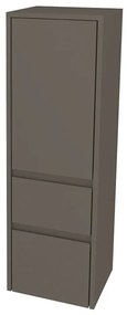 Mereo Opto koupelnová skříňka vysoká 125 cm, levé otevírání, Multidecor, Lávová šedá CN995LLAS1