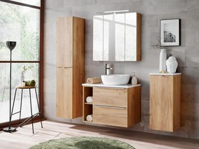 Závěsná skříňka do koupelny CAPRI Oak 811