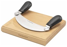 Cole&Mason Cole&Mason - Kuchyňské prkénko a kolíbkový nůž 21,5x51,5 cm buk GG442