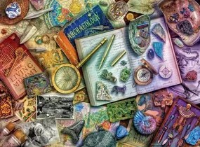 RAVENSBURGER Puzzle Archeologův stůl / 500 dílků