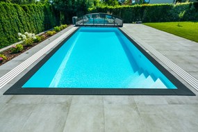 Přelivový bazén QBIG BENEFIT 4 x 8 x 1,5 m - Bílý