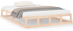 Rám postele 180 x 200 cm Super King masivní dřevo,  820811