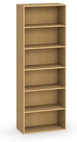 B2B Partner Kancelářský regál KOMBI, 6 polic, 2233x800x400 mm, šedý