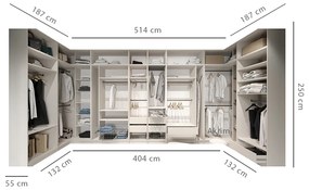 FOX | sestava A | VÝBĚR 2 DEKORŮ | Skříňový systém FOX