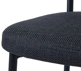 Designová jídelní židle Calixte tmavě šedá