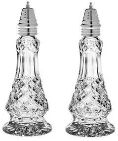 Crystal Bohemia Diamond solnička a pepřenka 155 mm, 2 ks