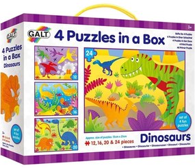 Galt 4 Puzzle v krabici - Dinosauři