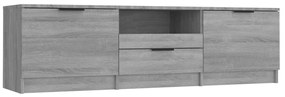 TV skříňka šedá sonoma 140 x 35 x 40 cm kompozitní dřevo - Default Title