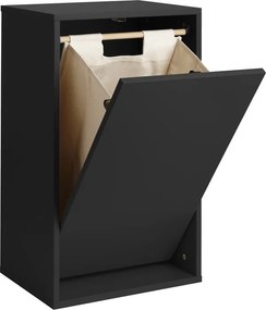 Černý nástěnný koš na prádlo Laundry Box – ReCollector