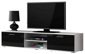 TV stolek 180 Boho B3, Barva: černý / černý lesk