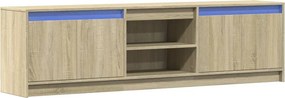 TV skříňka s LED dub sonoma 180 x 34 x 50 cm kompozitní dřevo 3307914