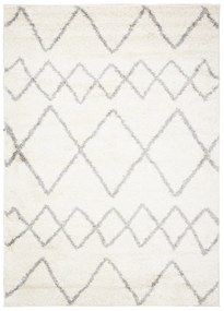 Kusový koberec shaggy Prata krémový 140x200cm