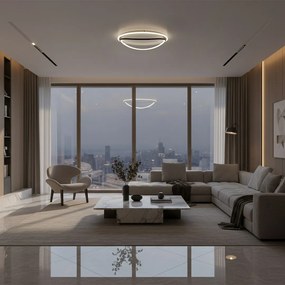 Stropní LED svítidlo Halo, 2x LED 38w, 4000k, b
