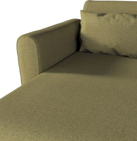 Potah na pohovku Mysinge dlouhý barva zelená látka pletený vzor