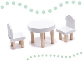 Creative Corner Dřevěný domeček pro panenky LULILO FLORO boho LED