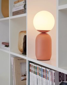 Nordlux Notti  , stolní lampa kov, sklo IP20 Varianta: terakota, opálové sklo