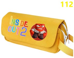 Dětský školní penál V hlavě 2 (Inside Out 2) Barva: žlutá 112