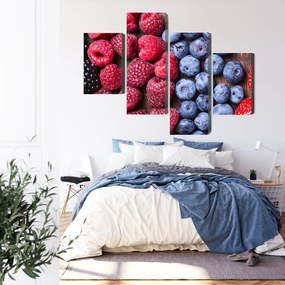 Vícedílný obraz Čerstvé Sladké Ovoce Nedostatek Nedostatek Plátno Canvas 240x150