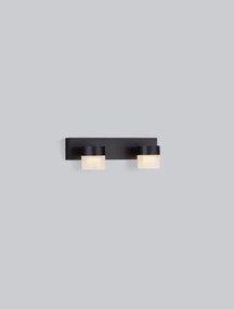 LED černé nástěnné svítidlo Teko 11W