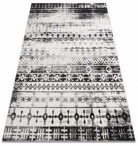 Kusový koberec Sergio šedočerný 80x250cm