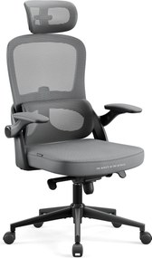 Ergonomická kancelářská židle šedá Normal Size: Diablo V-Light