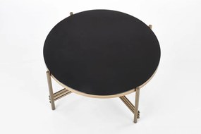 Konferenční stolek- ISMENA - Zlatá/ Černá