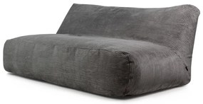 Tmavě šedý manšestrový sedací vak Sofa Tube 190 – SLOWDOWN