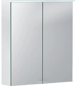 Geberit Option - Zrcadlová skříňka s osvětlením, 600x675x180 mm, bílá 500.273.00.1