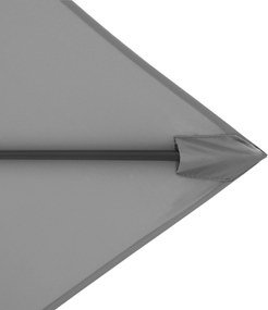 Doppler LIFE zahradní slunečník 250 x 200 cm světle šedá