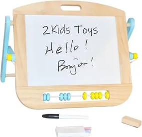 2Kids Toys Magnetická tabule oboustranná stolní / od 3 let