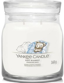 Yankee Candle Vonná svíčka střední Signature Soft Blanket, 368 g