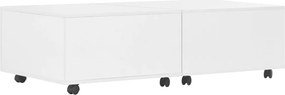 vidaXL Konferenční stolek s vysokým leskem 120 x 60 x 35 cm [283727] Barva: Bílá