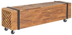 326173 vidaXL TV stolek 110 x 30 x 32,5 cm masivní teakové dřevo