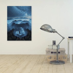 Gario Obraz na plátně Modré vrcholy - Rokibul Hasan Rozměry: 40 x 60 cm
