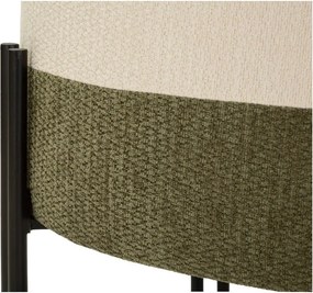 Khaki/krémový taburet Modern Style – Mauro Ferretti