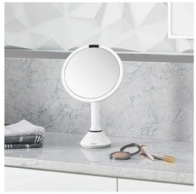 Kosmetické zvětšovací zrcadlo s osvětlením (5x) ø 20 cm Sensor – simplehuman