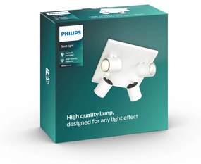 Philips myLiving Runner stropní spot GU10 4x bílá