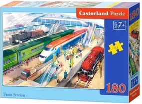 Castorland 018475 Vlakové nádraží / 180 dílků / od 7 let