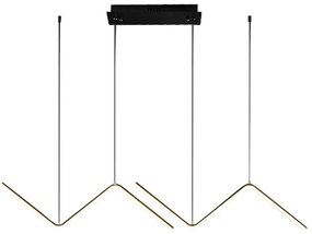 Závěsné LED svítidlo Verte, 2x LED 22w, 4000k, g/b