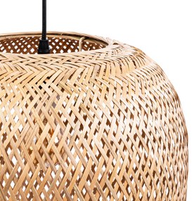 Toolight Natural, závěsné svítidlo 1xE27 APP1326-1CP, přírodní hnědá, OSW-05368
