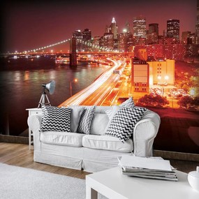 Fototapeta - New York Brooklyn Bridge City (152,5x104 cm)