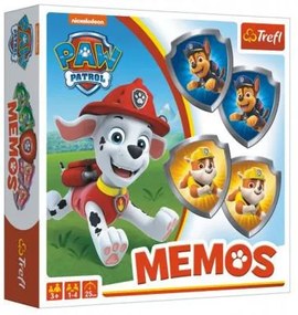 Trefl Pexeso papírové Paw Patrol/Tlapková patrola  v krabici 20x20x5cm