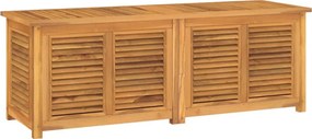 vidaXL Zahradní úložný box s vložkou 150 x 50 x 53 cm masivní teak [363272]