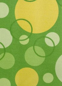 Koberce Breno Metrážový koberec EXPO NEW 25, šíře role 500 cm, Zelená, Vícebarevné