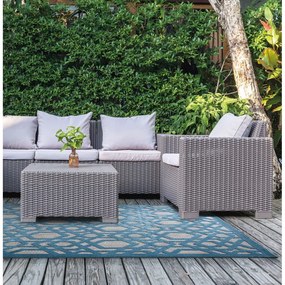 Modrý venkovní koberec běhoun 150x80 cm Oro - Flair Rugs