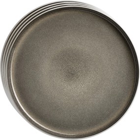 Mäser Sada mělkých talířů Lunaria Brown 26 cm, 4 ks